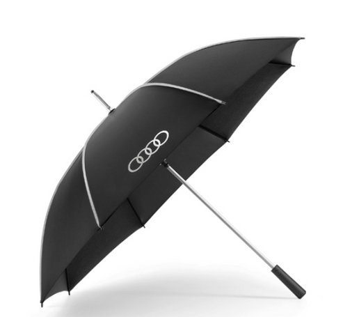 Audi Umbrella Large - Black / Silver | 3122200100 – Stratstone Shop