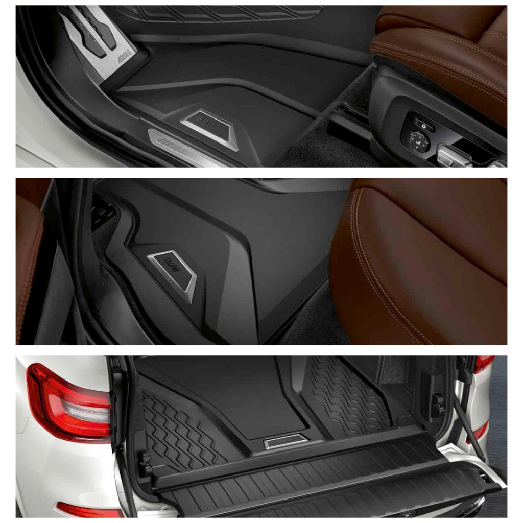 BMW All-Weather Mat Pack Set X7 G07 6 Seater (Front & Rear Including ...